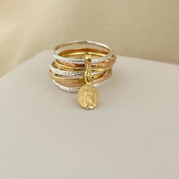 Accessories | 18k Gold Filled Virgin Maryvirgin Guadalupe Semanario ...